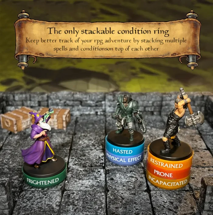 DnD Condition Rings - Wasted Wizard